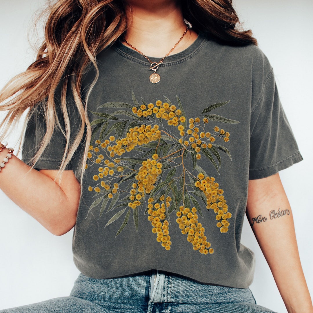 Australian Wattle T-shirt, Comfort Colors, Australiana Tee, Wildflowers ...