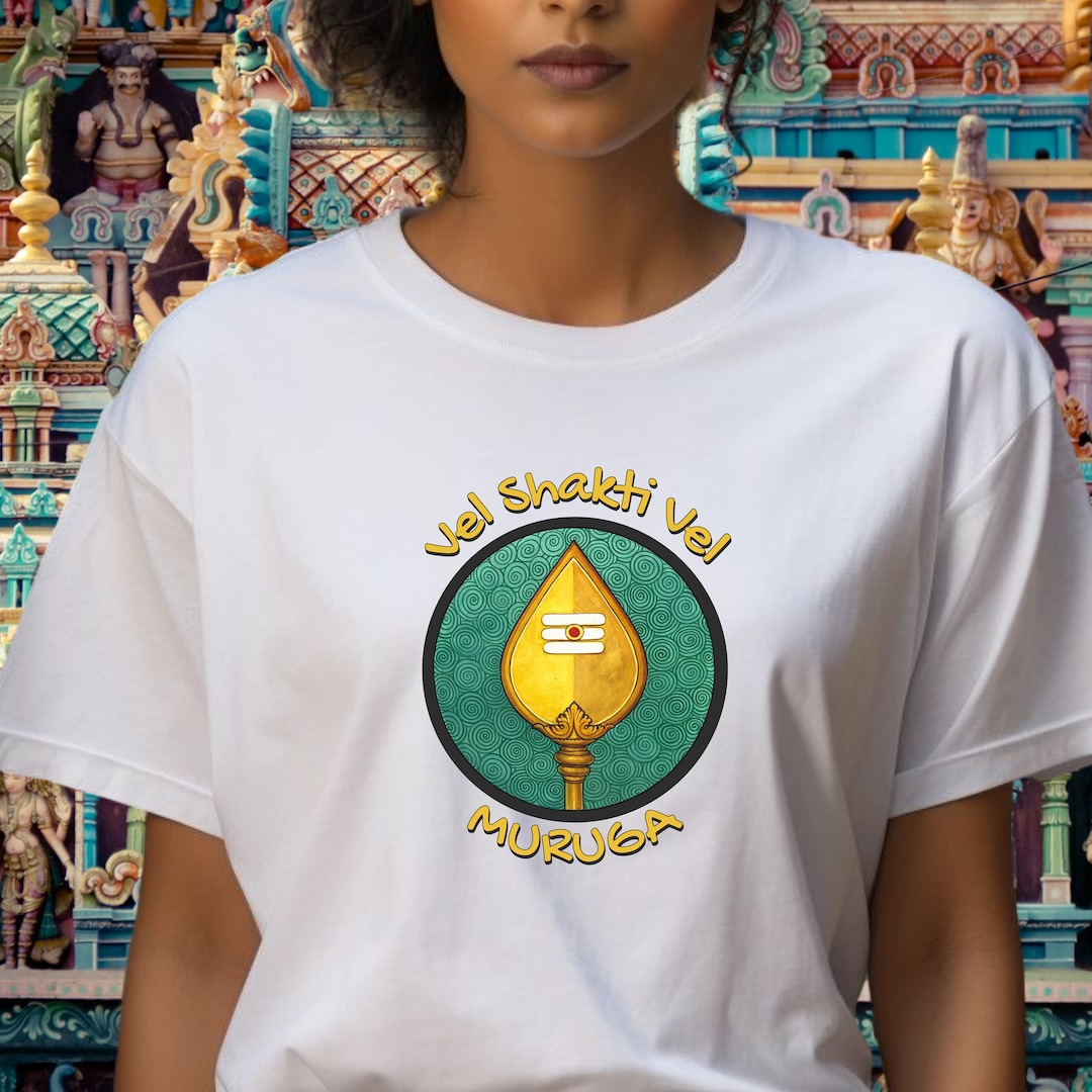 Lord Muruga Vel Shakti T-shirt: Hindu Devotee Gift - Etsy