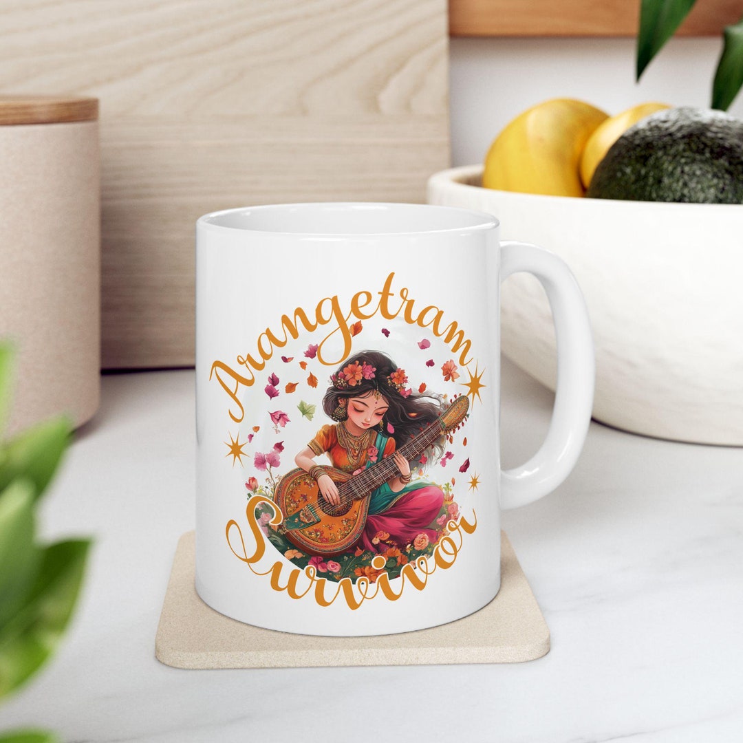 Arangetram Survivor Gift Mug, Carnatic Music Vocalist, Indian Music ...