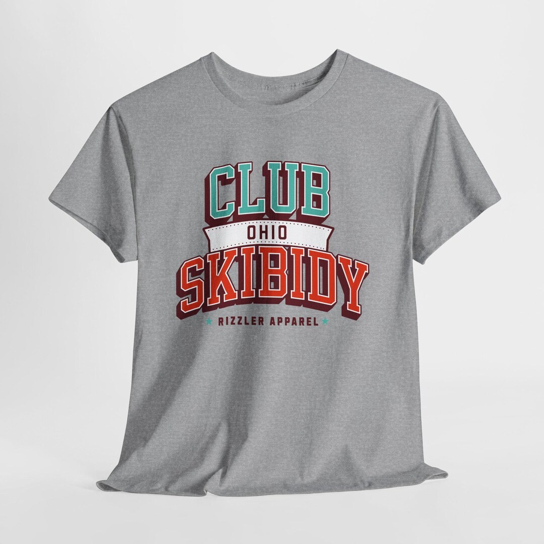 Club Ohio Skibidy T-shirt: Rizzler Apparel - Etsy