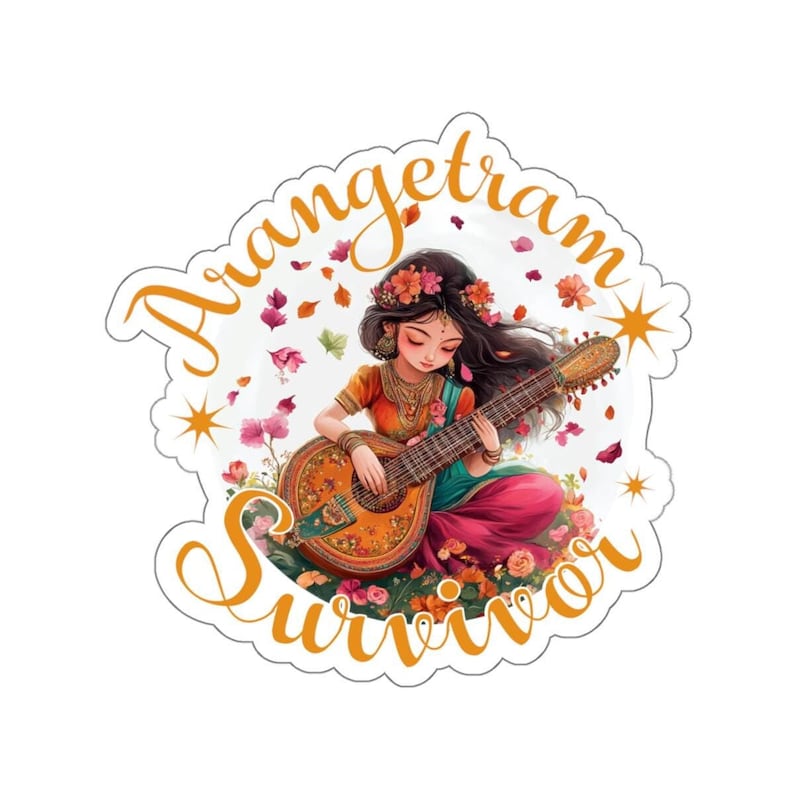 Arangetram Survivor Sticker, Indian Music Gift - Etsy