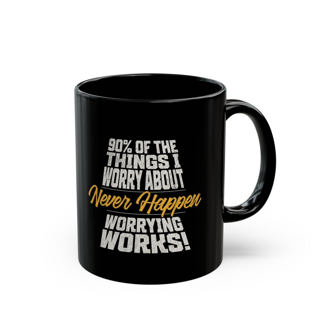 Anxiety Mug, Funny Mug for Worriers, Mental Health Mug, Gift for ...