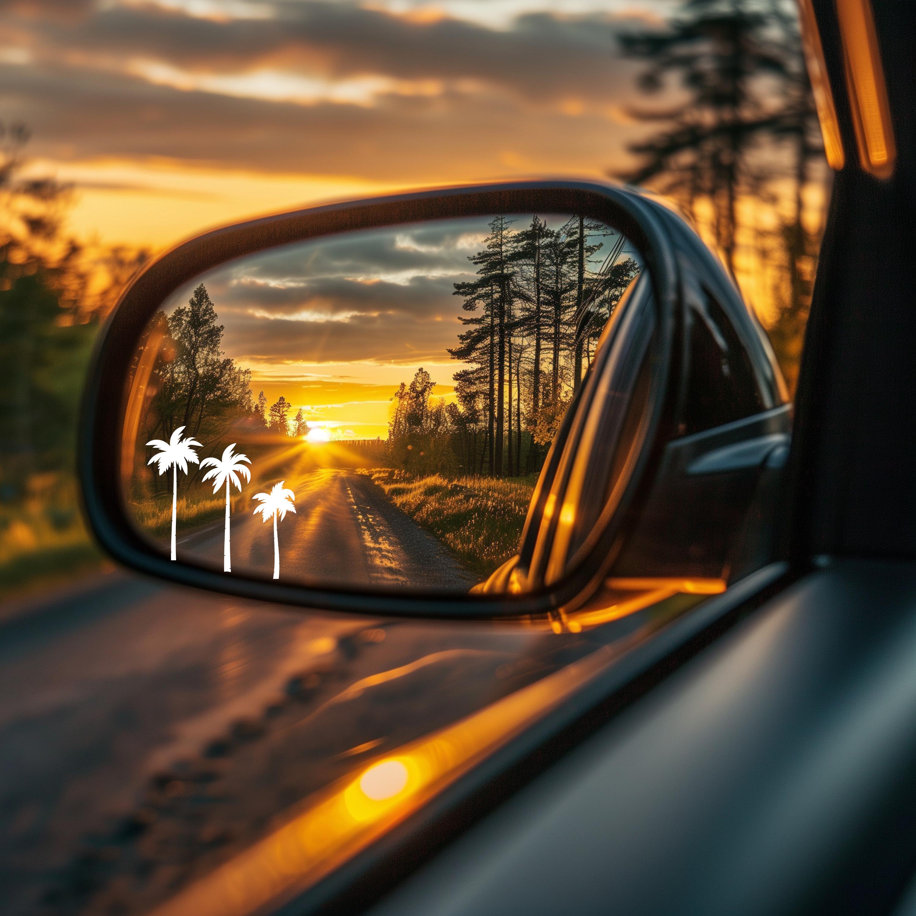 Palm Tree Decal, Tropical Palm Tree Car Decal, Beach Vibes Sticker ...