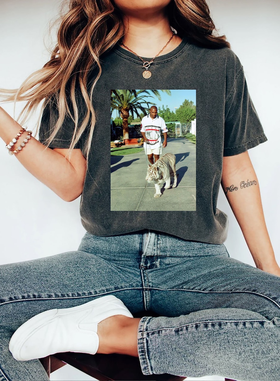 Comfort Colors® Mike Tyson Tiger T-shirt Boxing Legend - Etsy