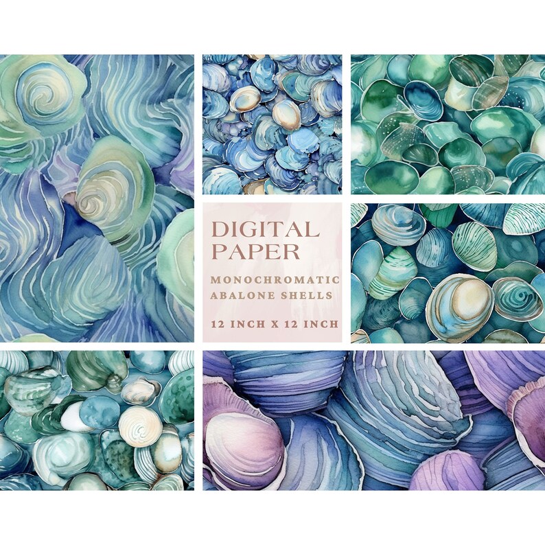 120 Digital Paper Design Bundle I, Instant Download, SEAMLESS TILED ...