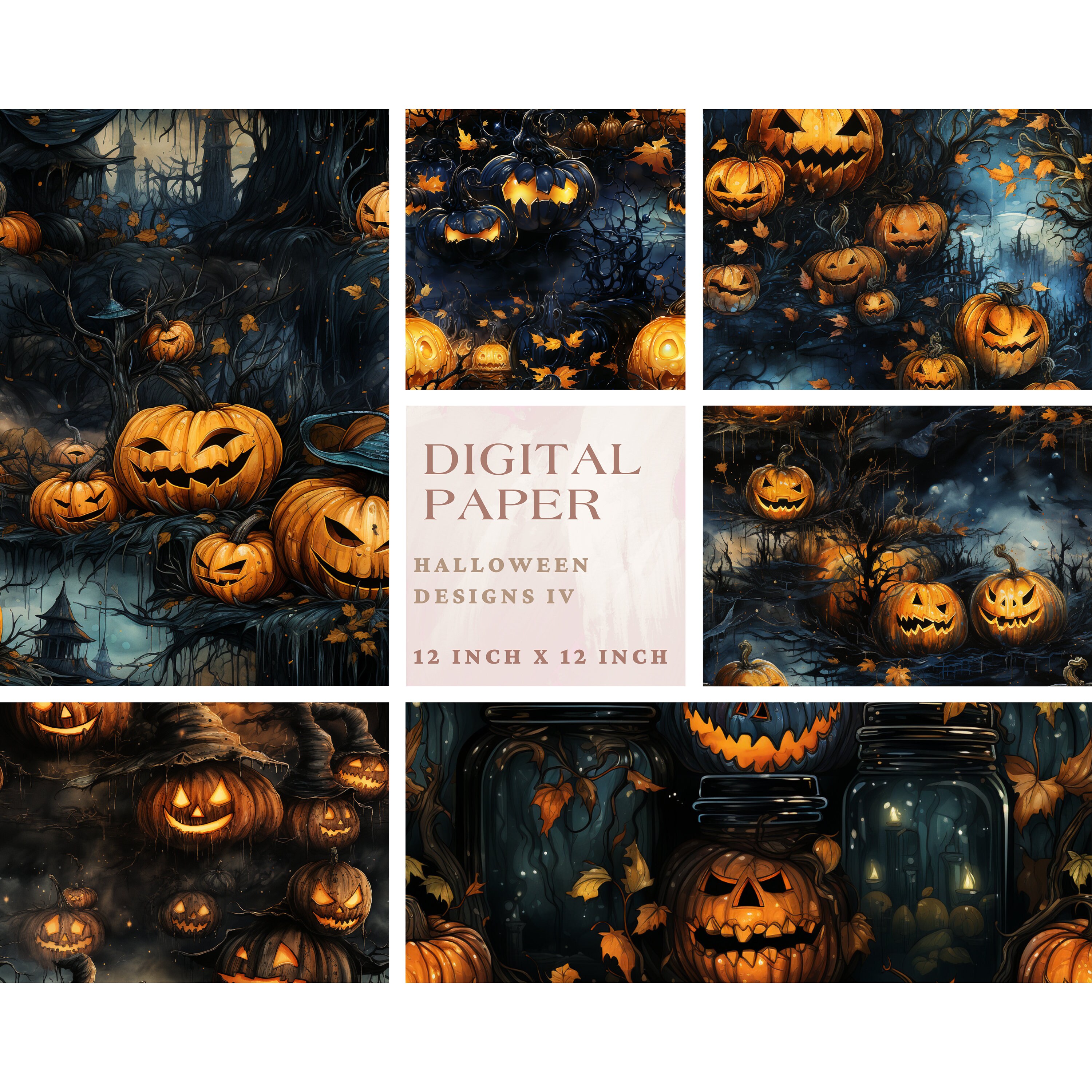 120 Holiday Digital Paper Pack-seamless Tiled Pattern-rustic - Etsy