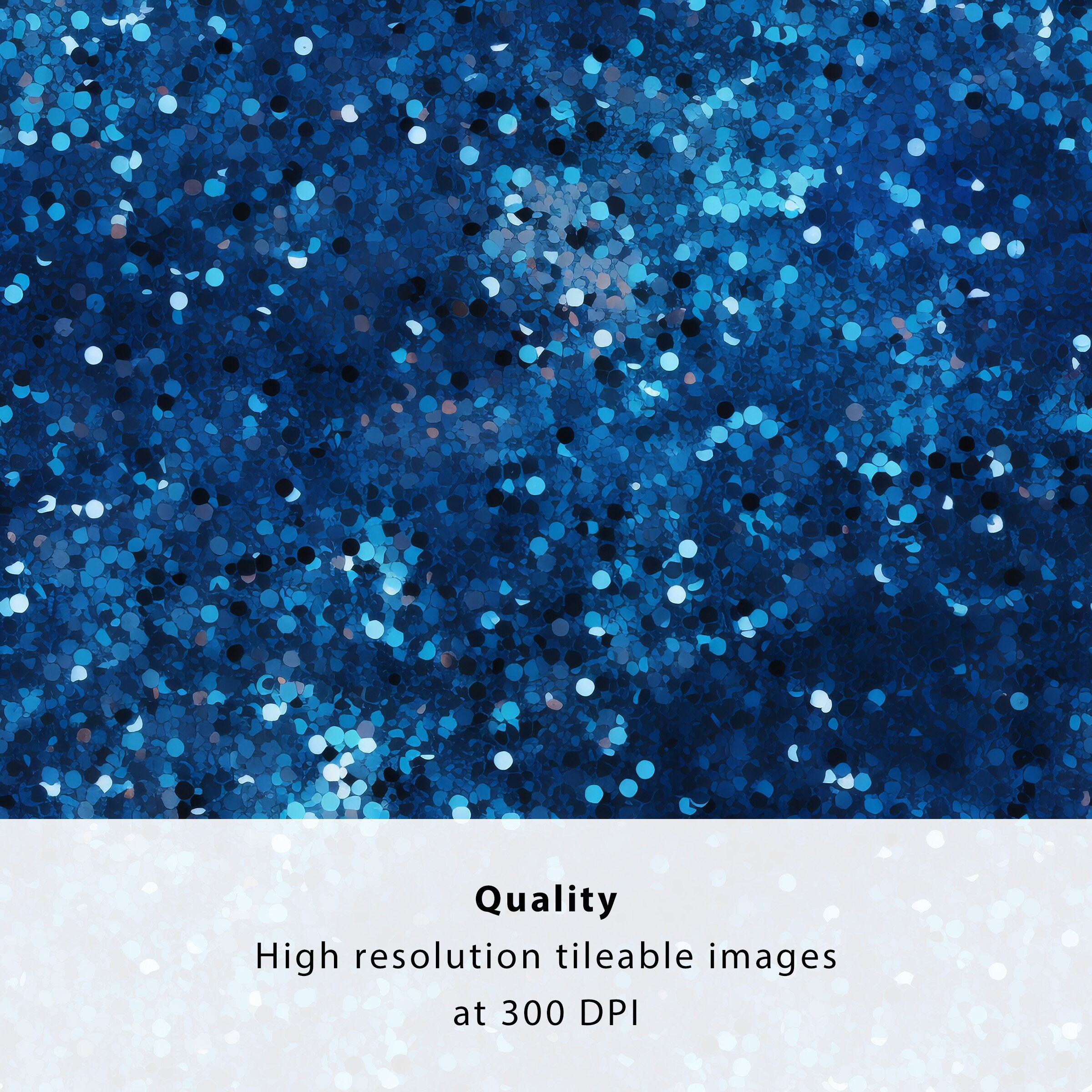 Blue Glitter Seamless Digital Paper | Blue Sequin & Shimmery Digital ...