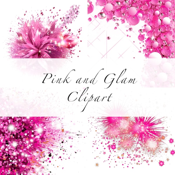 Pink Clip Art - Etsy