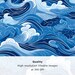 Waves Seamless Digital Paper | Blue Ocean Digital Patterns ...