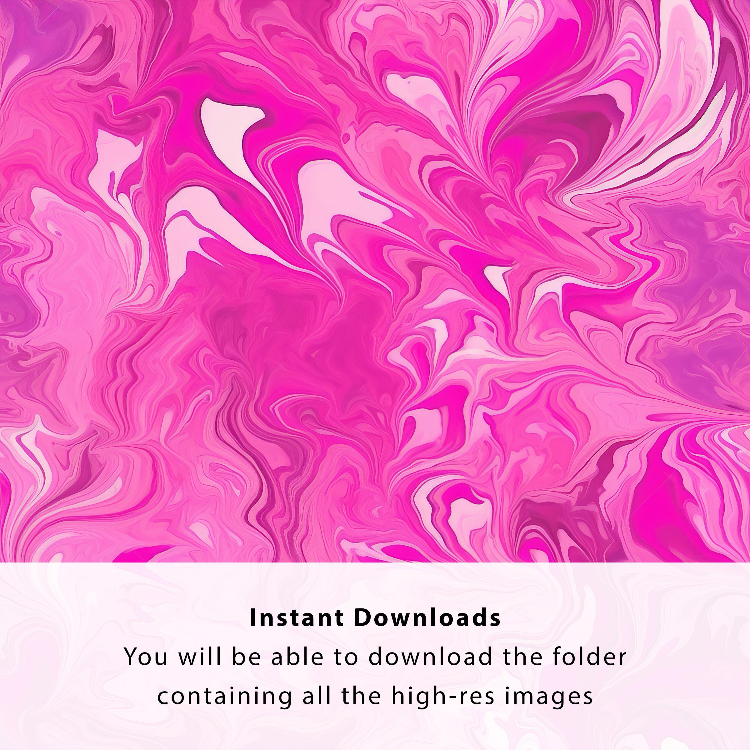 Hot Pink & Glitter Seamless Digital Paper Hot Pink Digital Patterns ...