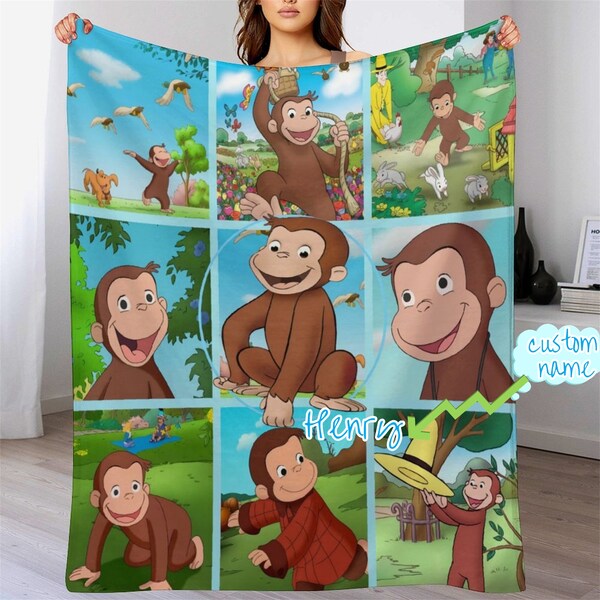 Curious George Blanket - Etsy
