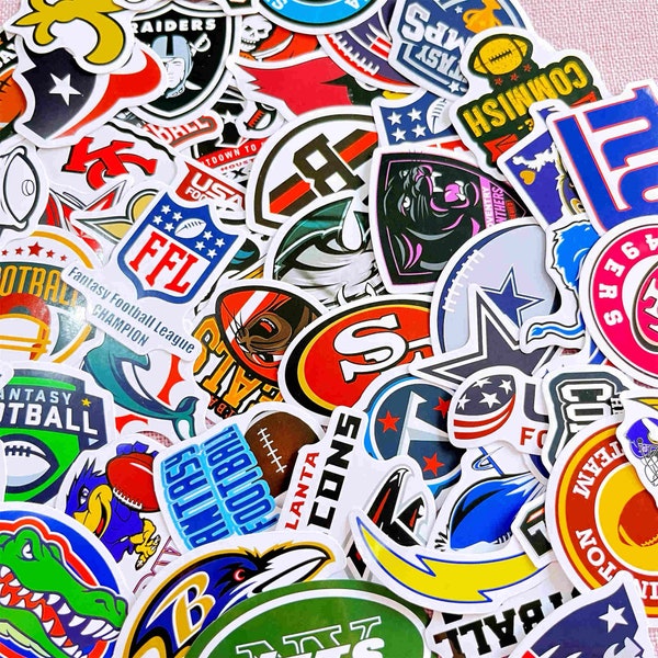 Nfl Stickers - Etsy