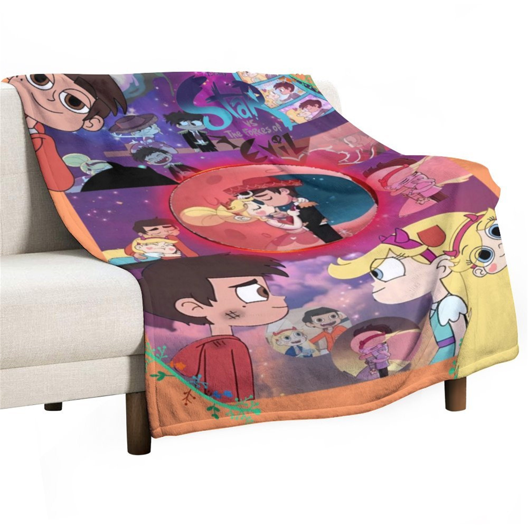 Customized Star Vs. the Forces of Evil Blanket Personalized Flannel ...