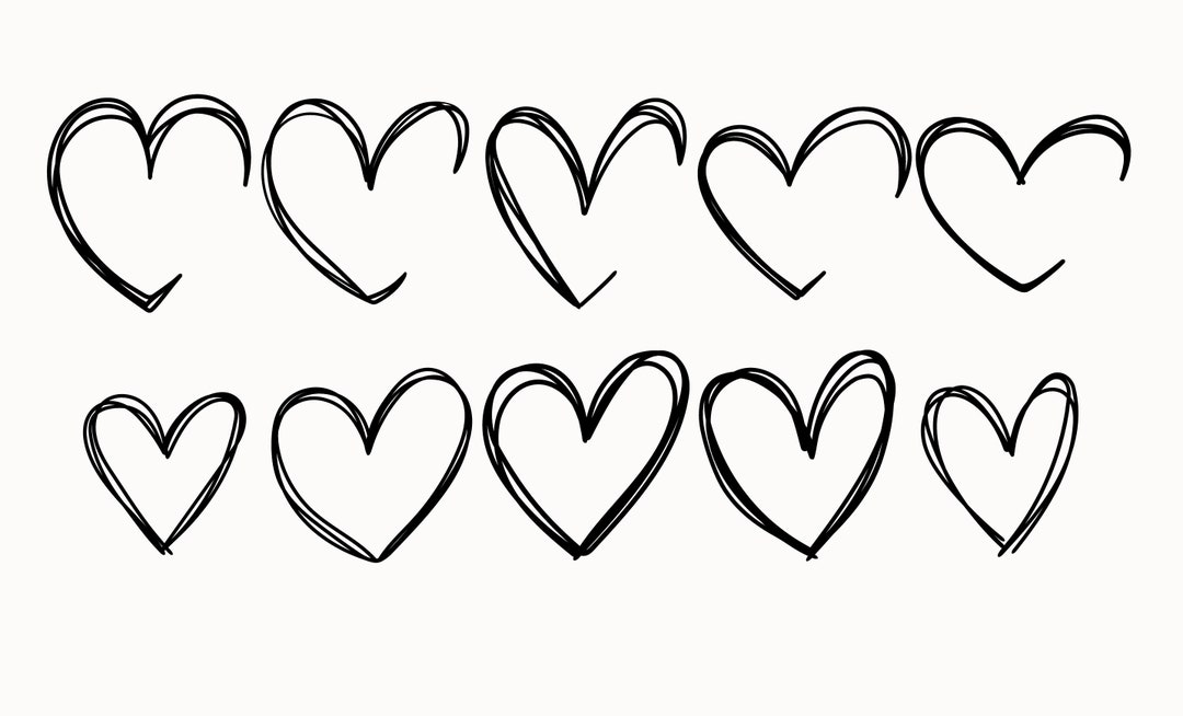 Love Hearts SVG, Open Hearts Closed Hearts SVG for T-shirt, Mug ...