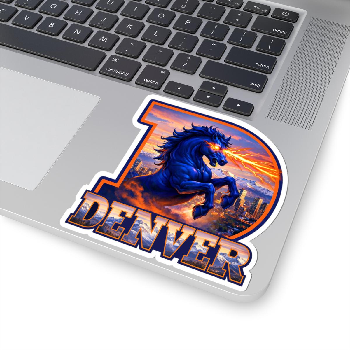 Denver Broncos Blucifer Kiss-cut Sticker - Etsy