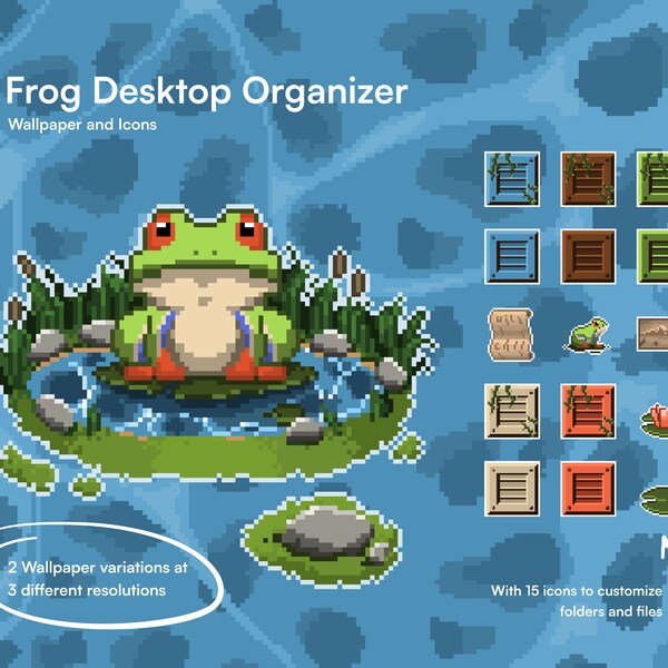 Desktop Theme Background Wallpaper Organizer Set - Etsy