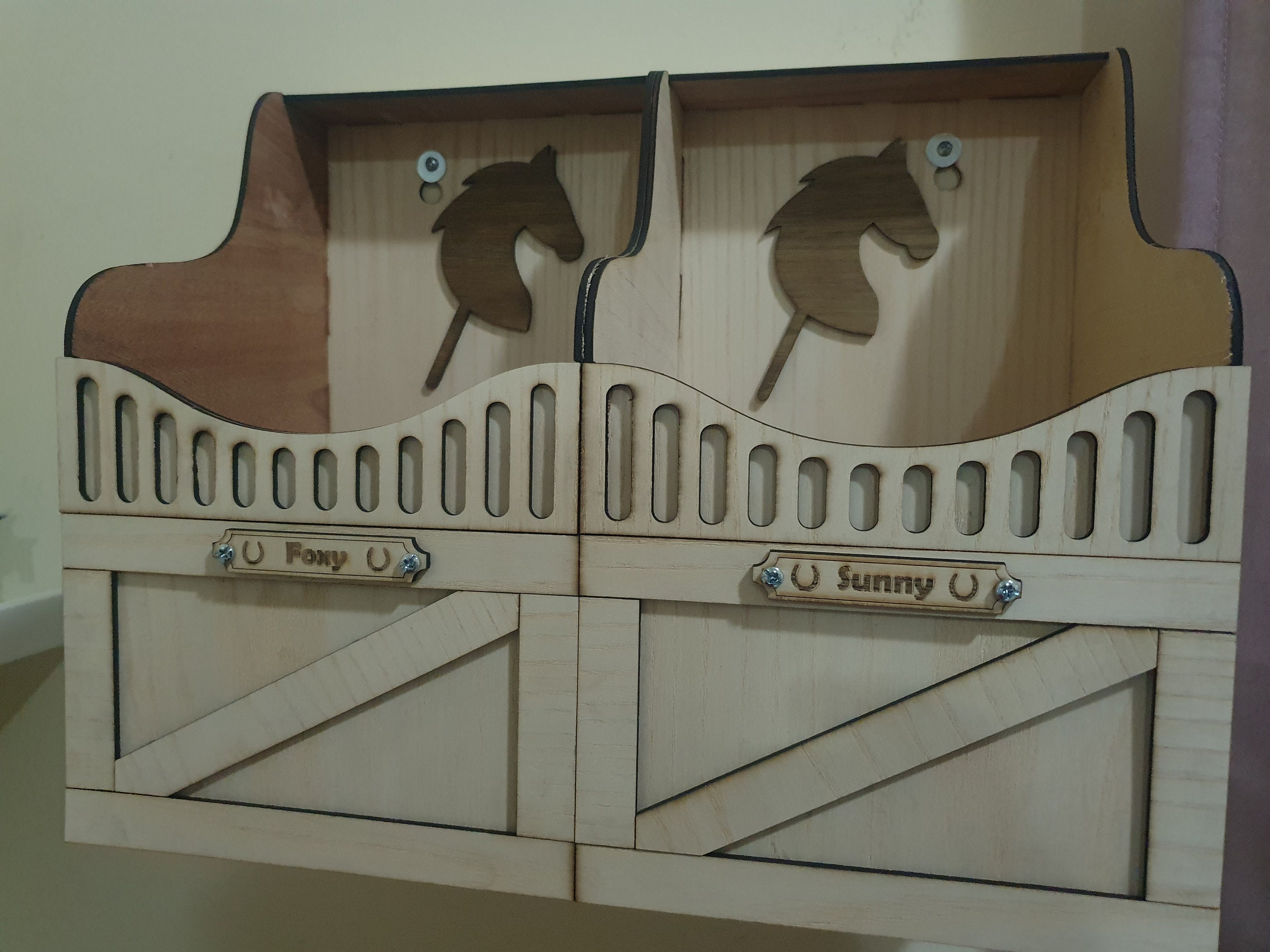 Hobby Horse Stable Laser Cut Digital DESIGN FILES ONLY ***for Personal ...