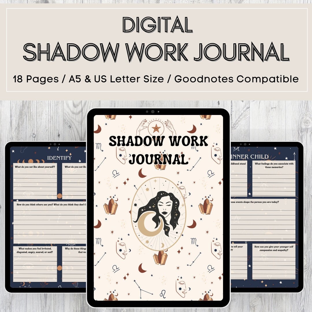 Shadow Work Journal | Healing Journal | Inner Child Healing | Therapy ...