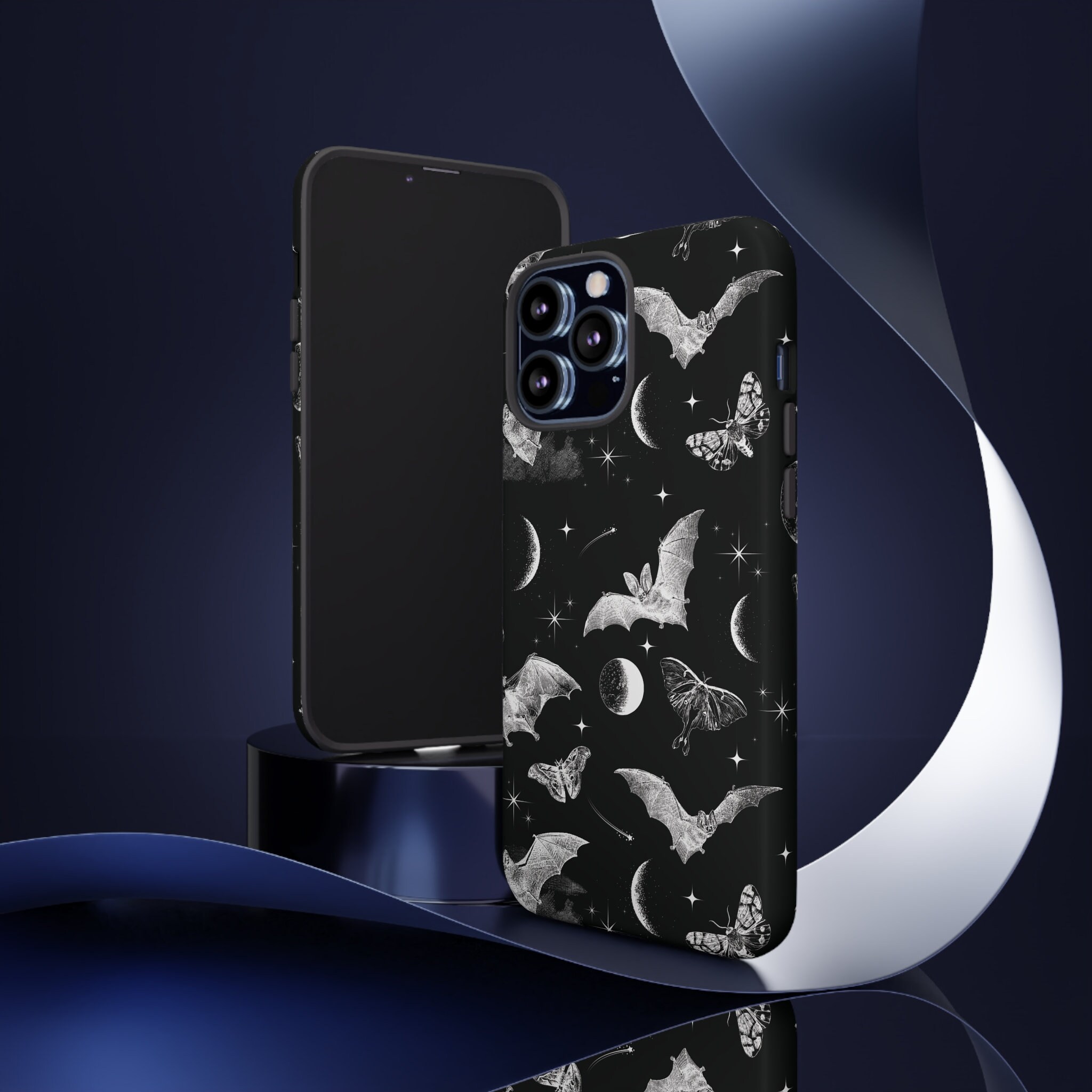 Bats& Moths Phone Case for Iphone, Galaxy, Pixel Phones | Witchy Phone ...