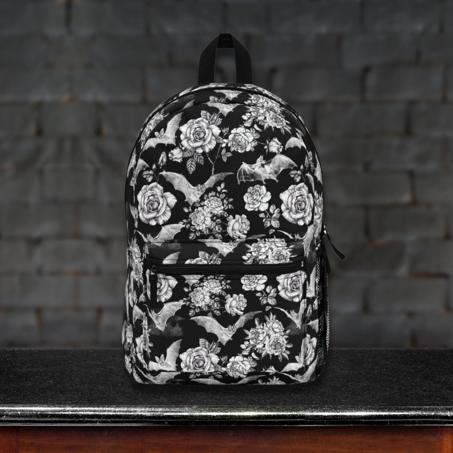 Gothic Bats Backpack Dark Academia Backpack Dark Cottagecore Rucksack ...