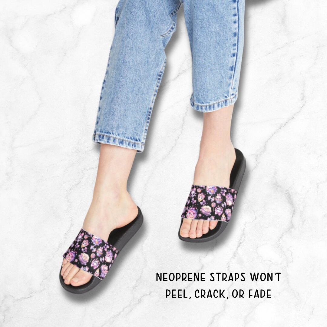 Pastel Goth Candy Women's Slide Sandals Gothic Shoes - Etsy