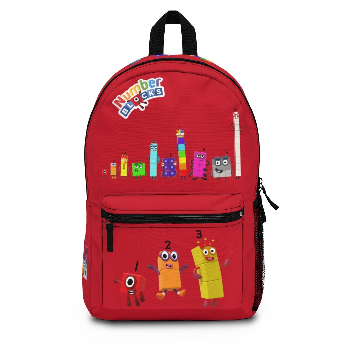 Numberblocks Backpack, 7 Color Options, Kids School Bag, Cartoon ...