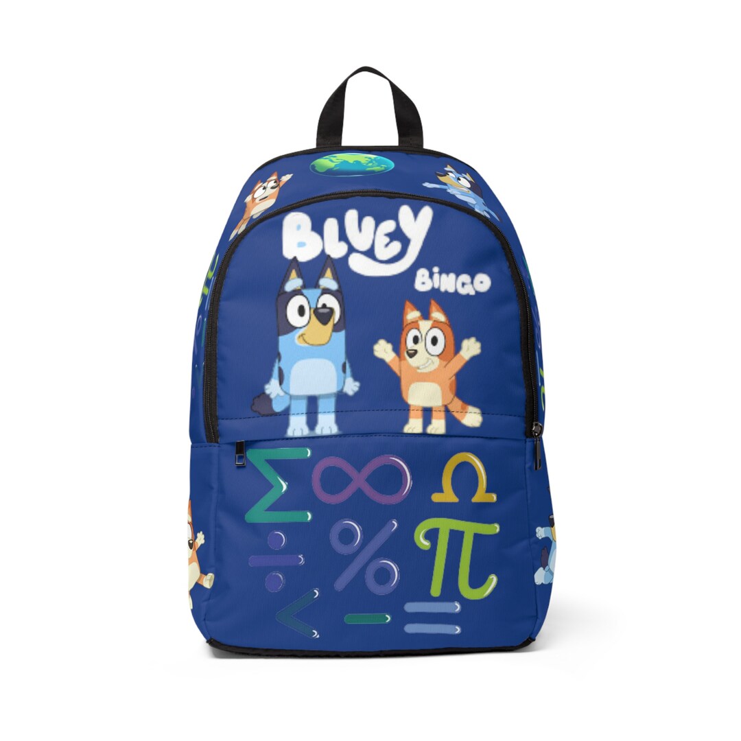 Bluey and Bingo Backpack Children's Book Bag Cartoon - Etsy Australia