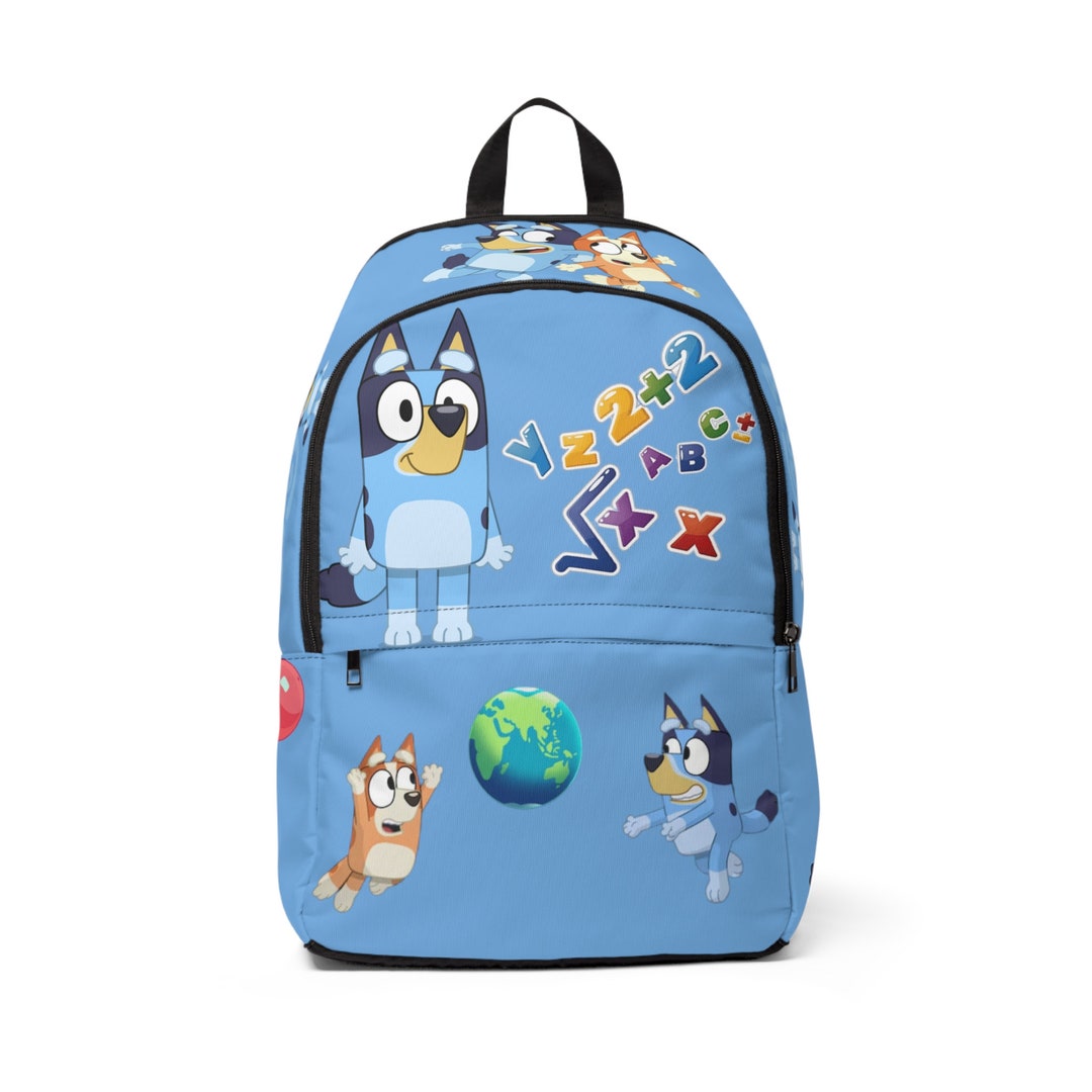 Bluey and Bingo Backpack Children's Book Bag Cartoon - Etsy