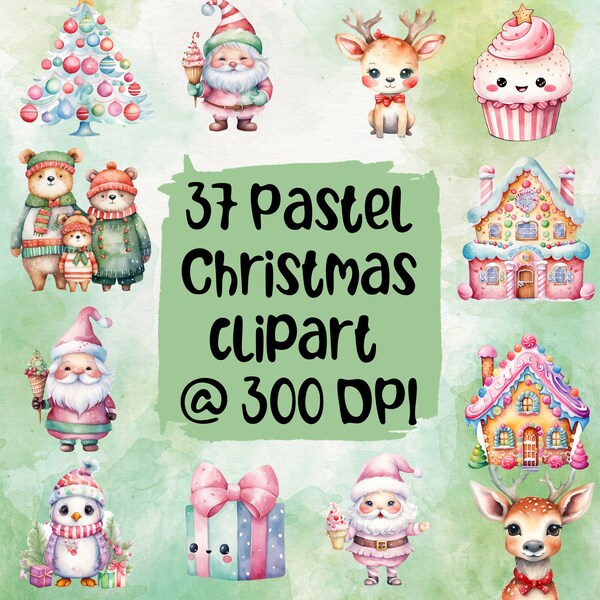 Pastel Christmas - Etsy