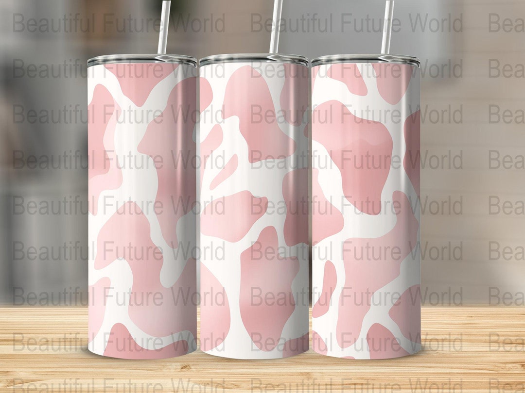 Pastel Pink and White Cow Print Digital File Cow Printable - Etsy