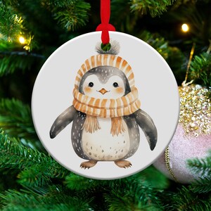 Watercolor Winter Penguin Clipart for Christmas - Bundle of 47 ...