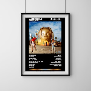 Travis Scott ASTROWORLD Album Poster Bundle Digital Print Instant ...