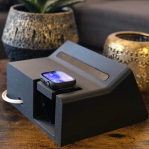 Magsafe Nightstand Dock: Sleek 2-in-1 iPhone and Apple Watch Charger - Etsy