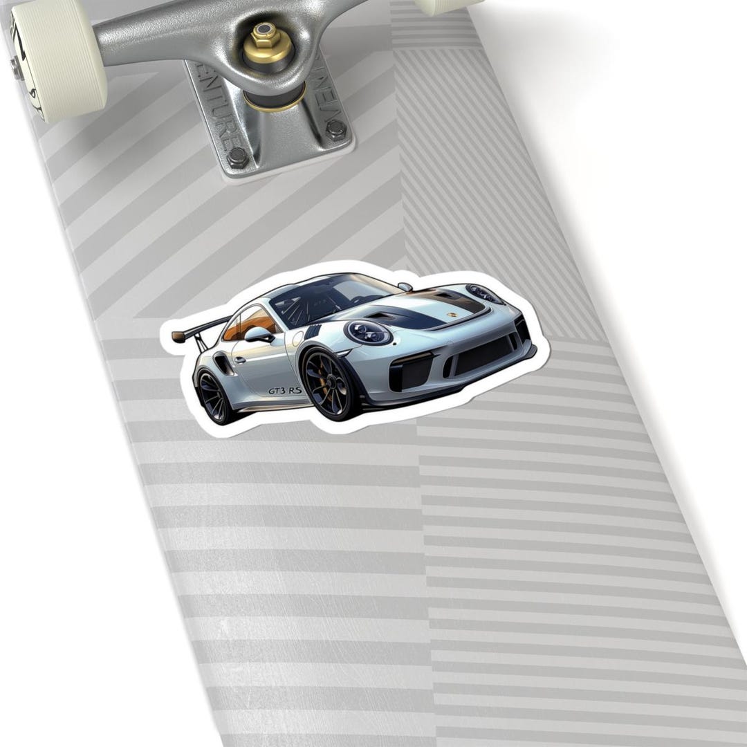 Porsche 911 GT3 RS Sticker, Car Decal, Race Car Sticker, Vehicle ...