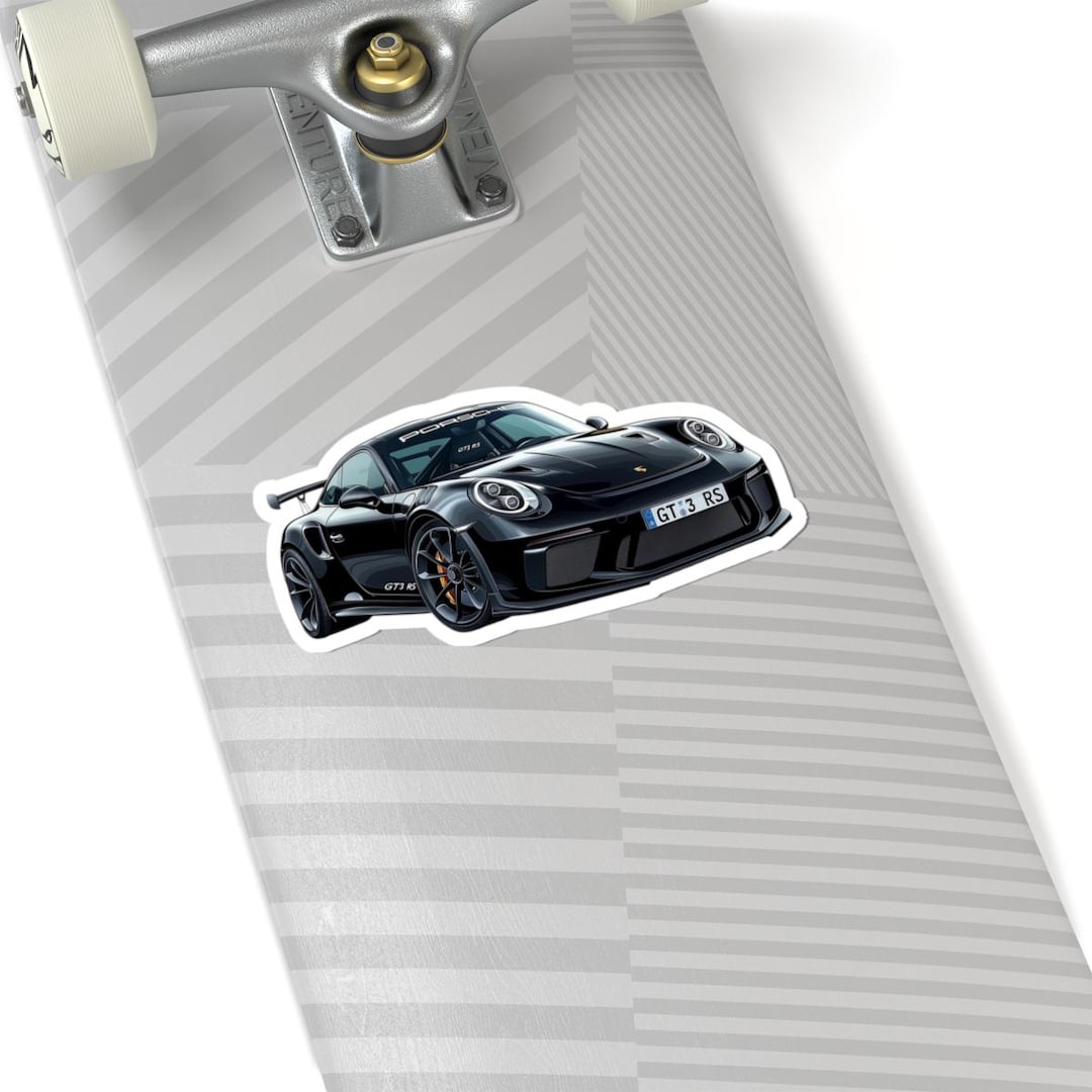 Porsche 911 GT3 RS Sticker, Car Decal, Race Car Sticker, Vehicle ...