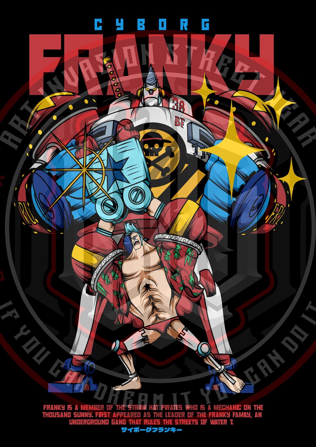 Franky DTF PNG Printable T Shirt Transfer Downloadable One - Etsy