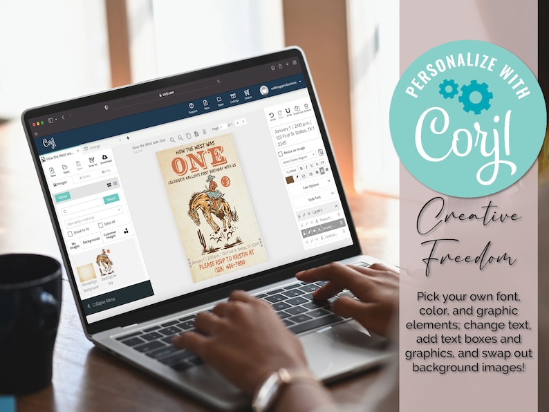 How the West Was ONE - Western First Birthday Party Invitation - Etsy