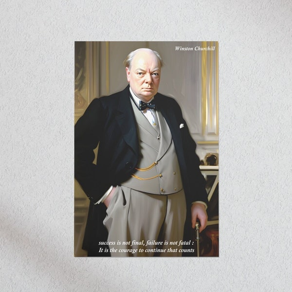 Winston Churchill - Etsy