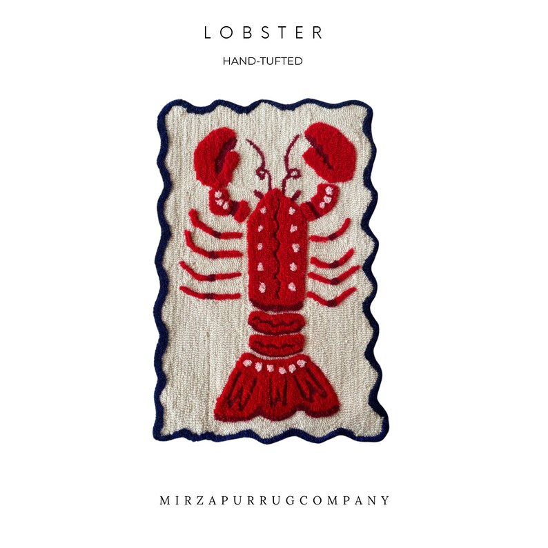 Hand Tufted Rug, Fisherman Aesthetic Decor Rug Art, Wall Art Decor ...