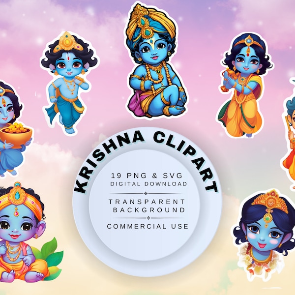 Krishna Svg - Etsy