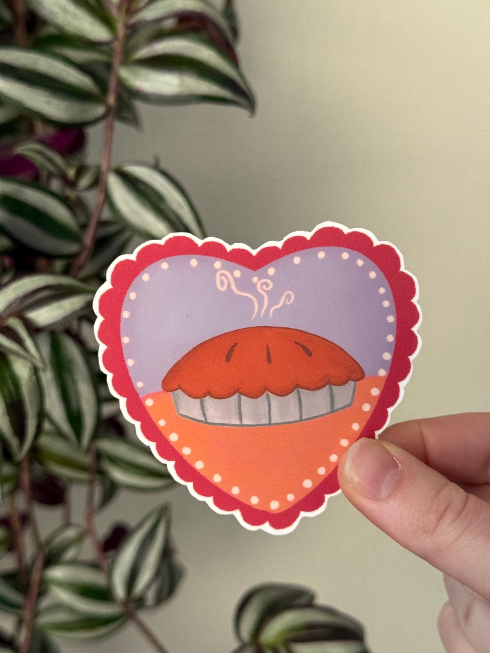 Pie Sticker Cutie Pie Sticker Food Stickers Heart Stickers Laptop ...