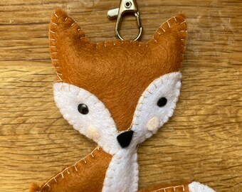 Fox Key Chain Fox Lover Key Chain Animal Lover Key Chain - Etsy