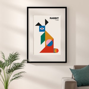 Set of 3 Kids Posters, Wall Art, Modern Decor Bauhaus, Digital Print ...