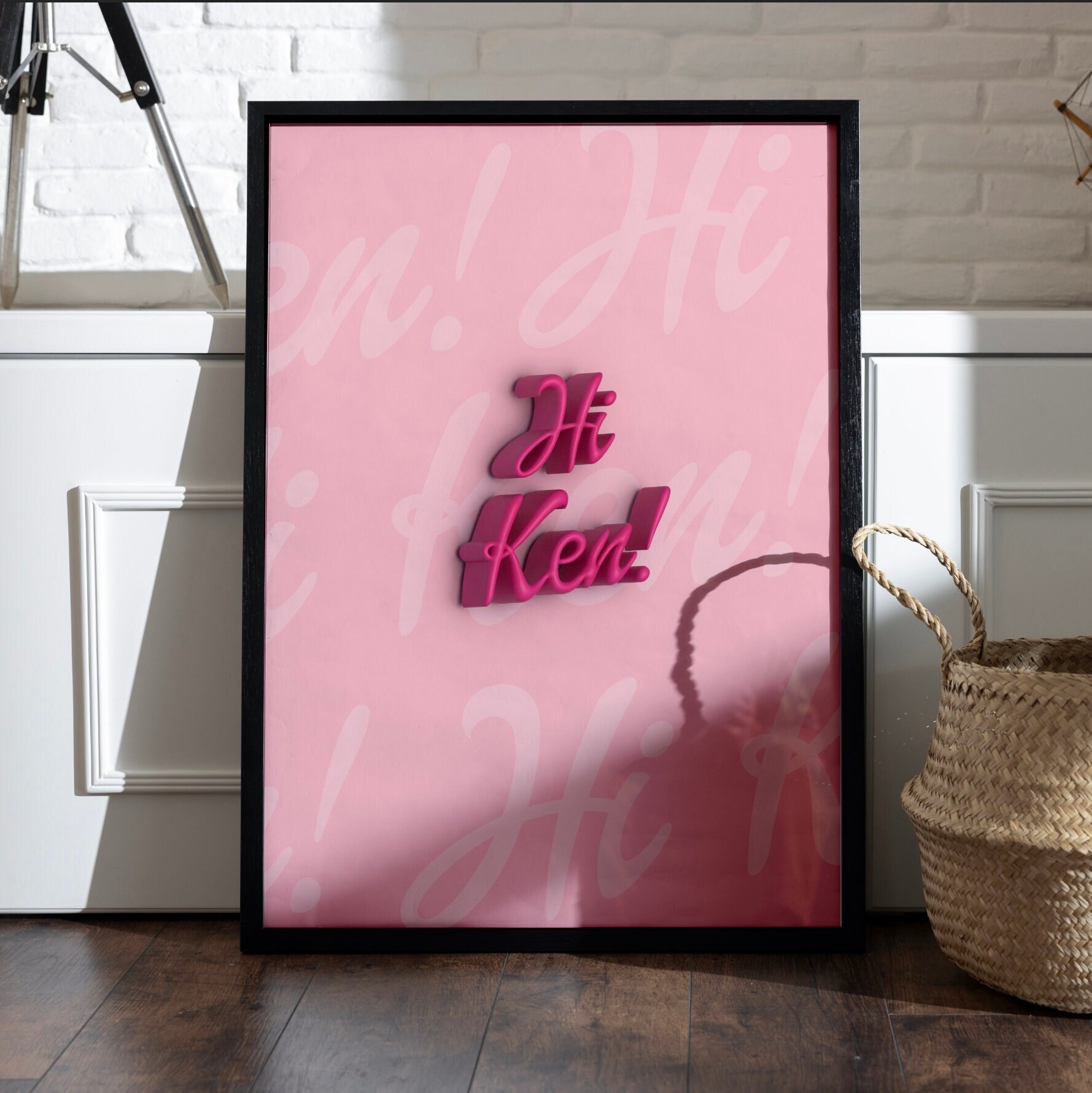 Hi Barbie Hi Ken Barbie Poster Set of 2 Barbie Digital - Etsy