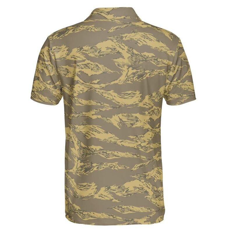 Desert Tiger Stripe Golf Polo sold by Dima Lamonov | SKU 45828587 | 25% ...