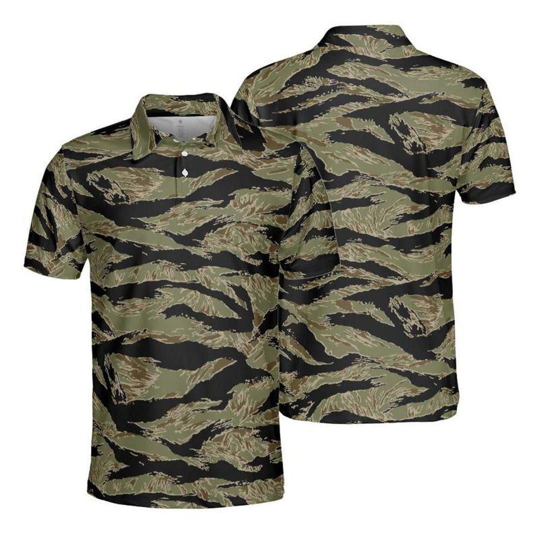 Rhodesian Tiger Stripe Camo Performance Golf Polo - Etsy