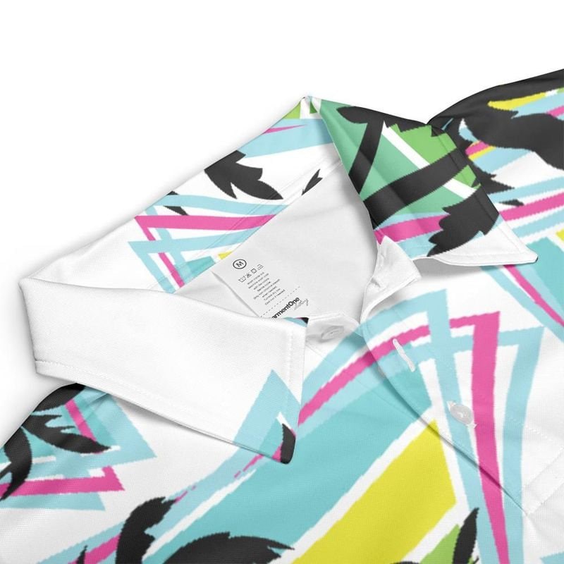 Retro Palm Trees Golf Polo sold by Baranovskaya Sasha | SKU 1190052 ...