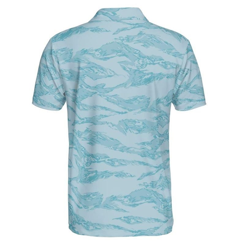 Arctic Tiger Stripe Golf Polo sold by Gregar Typho Polina | SKU ...