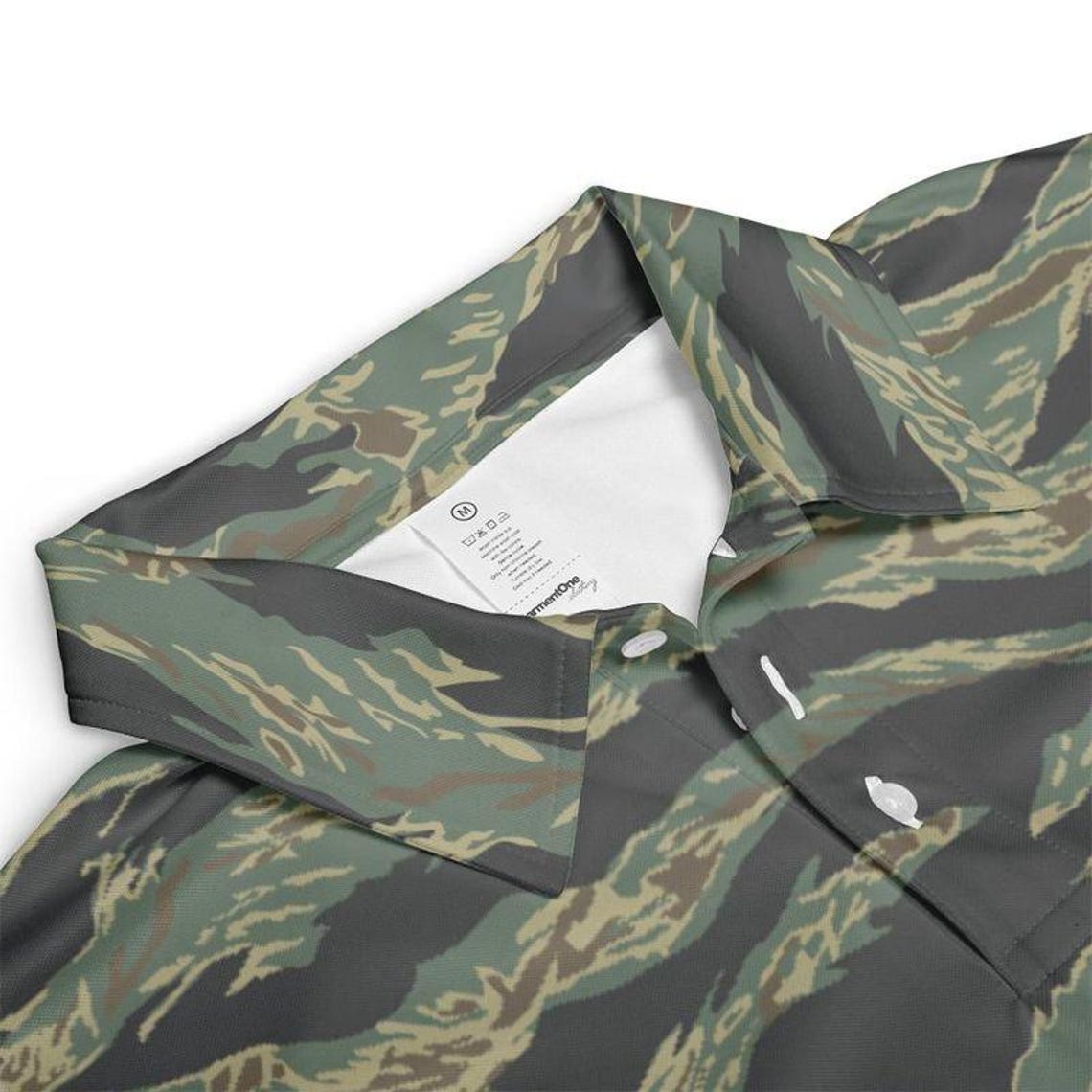 Jungle Tiger Stripe Camo Performance Golf Polo - Etsy