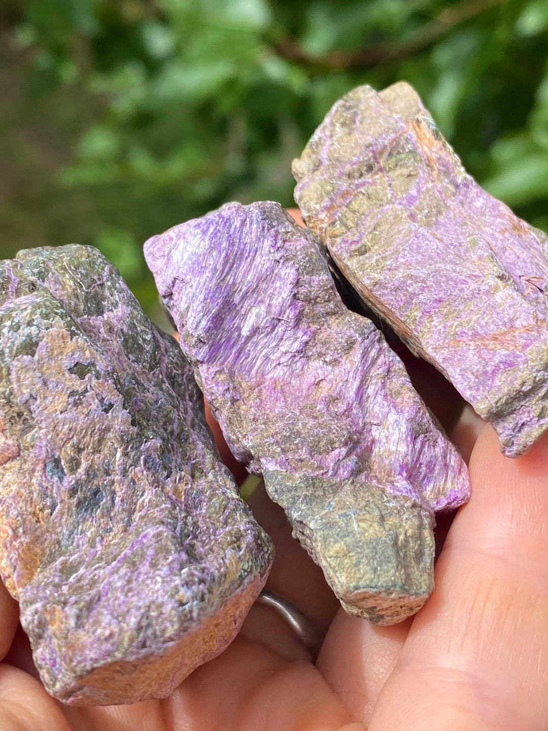 Raw Stichtite Crystal, Purple Stichtite Gemstone - Etsy